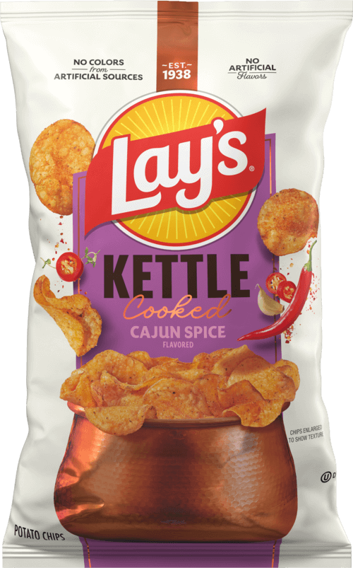 LAY’S® Kettle Cooked Cajun Spice Flavored Chips | Lay's