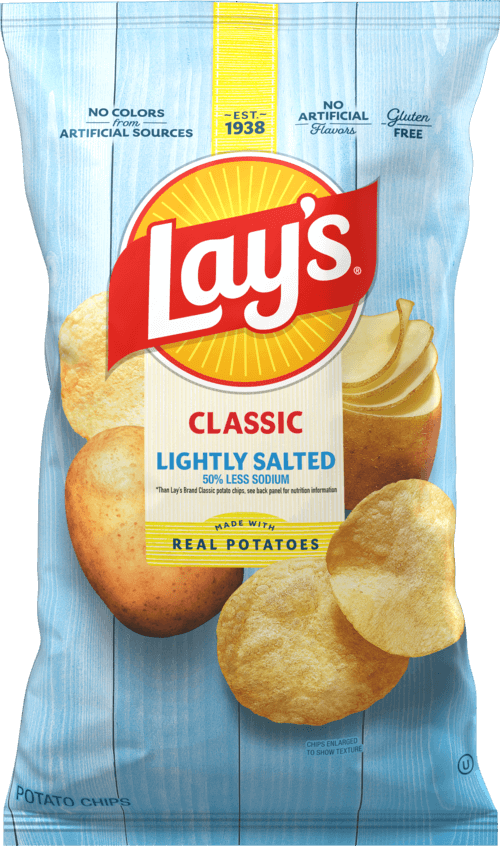 LAY'S® Lightly Salted Potato Chips | Lay's