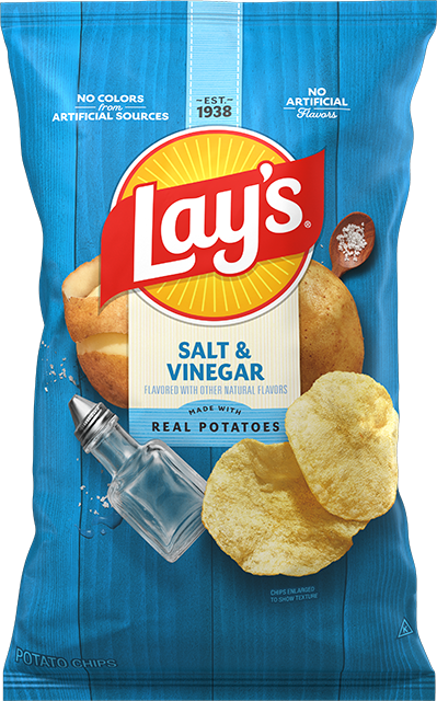 LAY'S® Salt & Vinegar Flavored Potato Chips | Lay's