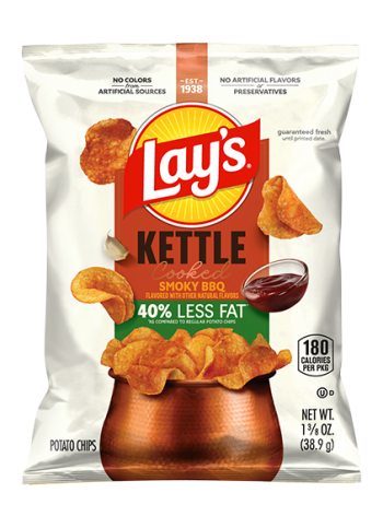 LAY’S® Kettle Cooked Reduced Fat Original Sea Salt Made With Avocado ...